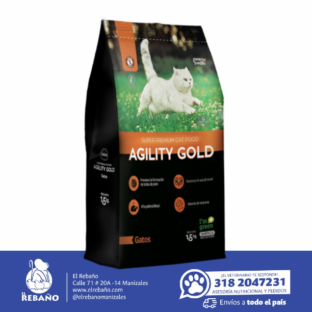 Agility Gold Gatos 7 kg - El Rebaño