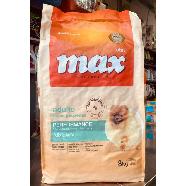Max adulto raza pequeña x 8 Kg - TODO GRANJA