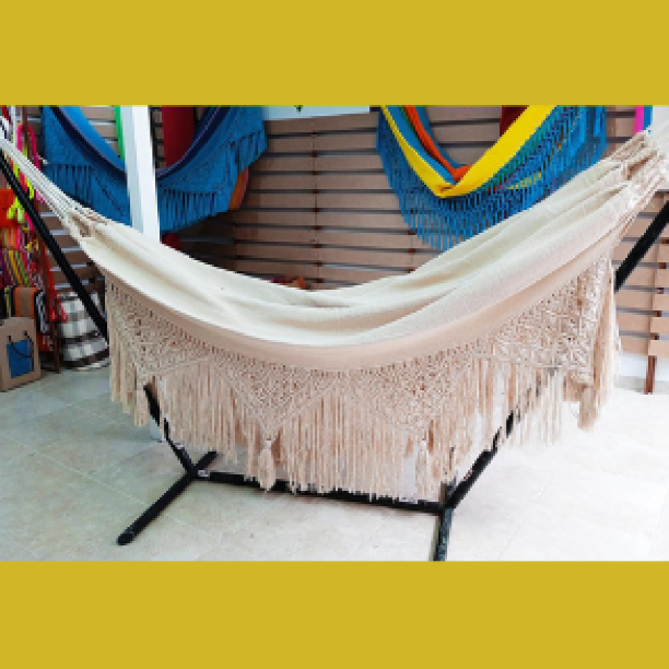 Hamaca macramé fino - Tu Ambiente Artesanal