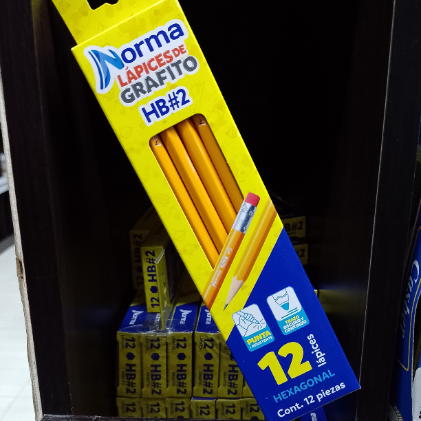 LAPIZ DE GRAFITO HB2 X12 - TALLER ICOPARTE