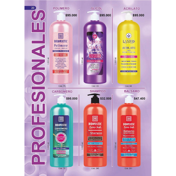 Dromatic, Polímero y glicol - null